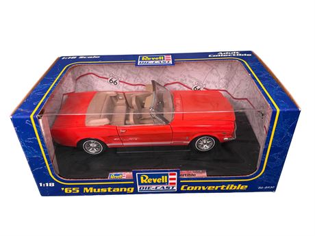 North East Ohio Auctions - Revell 1965 Ford Mustang Convertible 1:18 ...