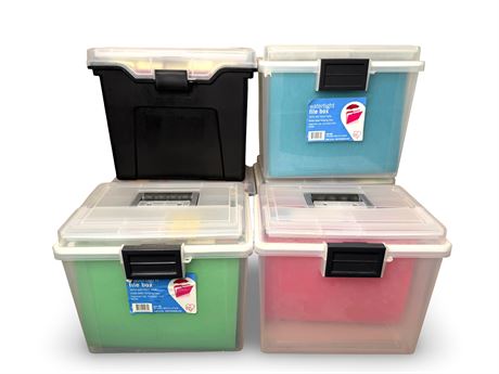 North East Ohio Auctions - Plastic File Boxes