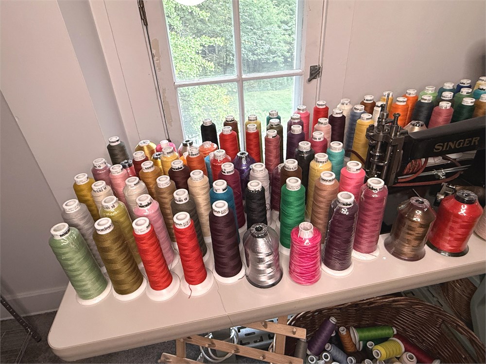 North East Ohio Auctions - Singer Chain and Moss Stitch Embroidery ...